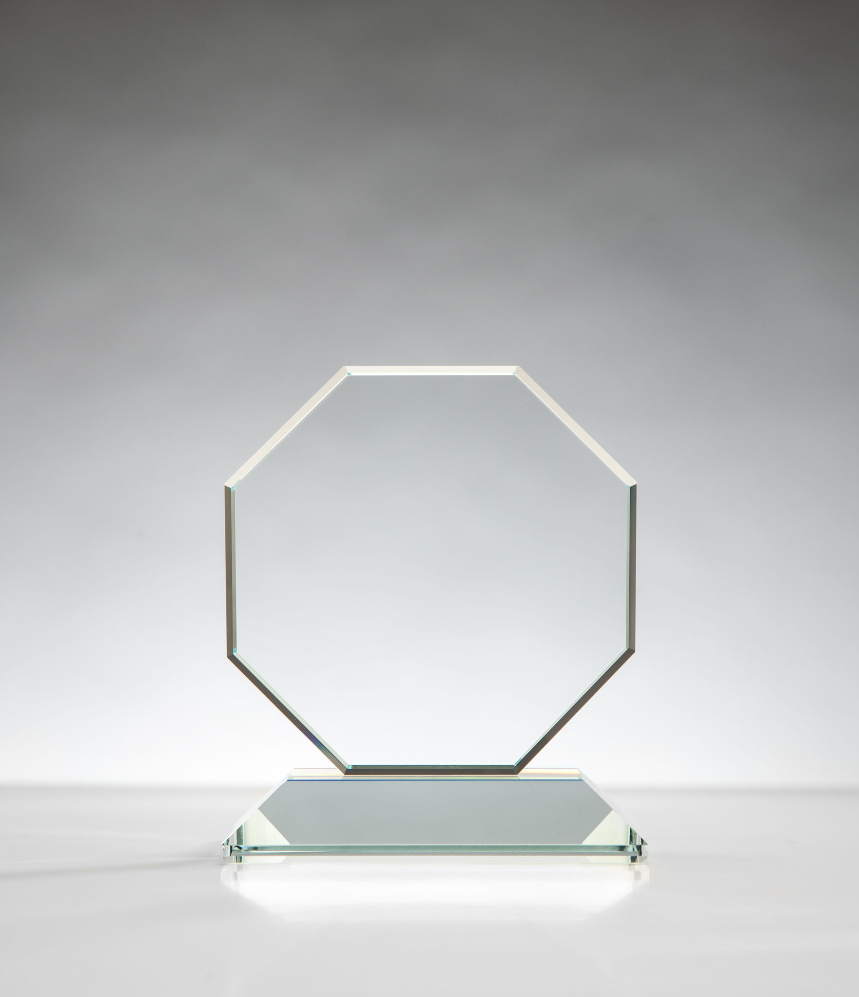 Octagon 6" x 1/2": Glassplax