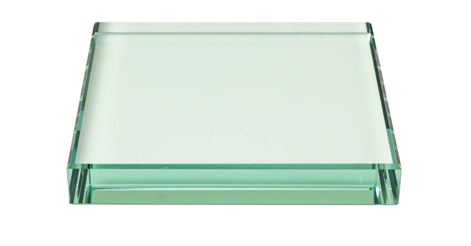 5" x 5" x 3/4" Jade, Flat Polished: Glassplax